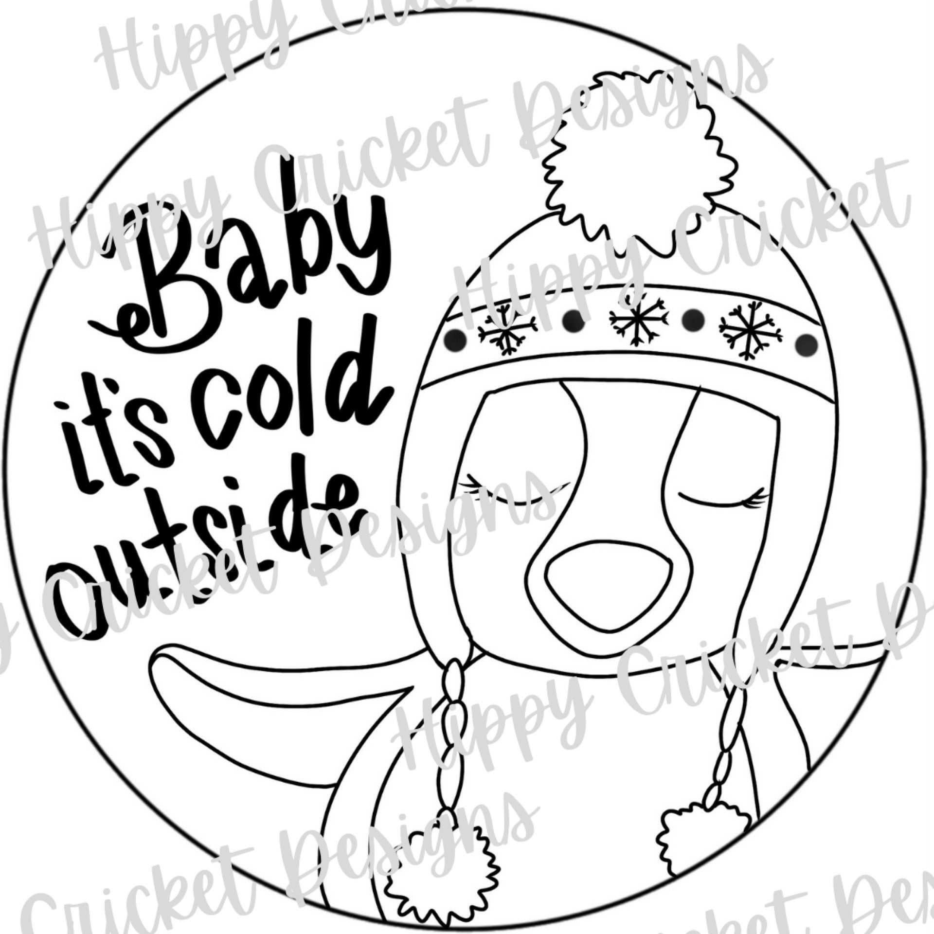 Cold Penguin Template Hippy Cricket Designs Cold Penguin Template Hippy Cricket Designs